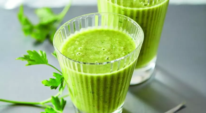 Green smoothie morgenmad