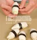 Fénykép a recept előkészítéséről: Nigiri sushi egy tintahal, lépésszám 3