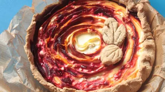 Pie à légumes "Soleil d'automne", recette pas à pas avec photos