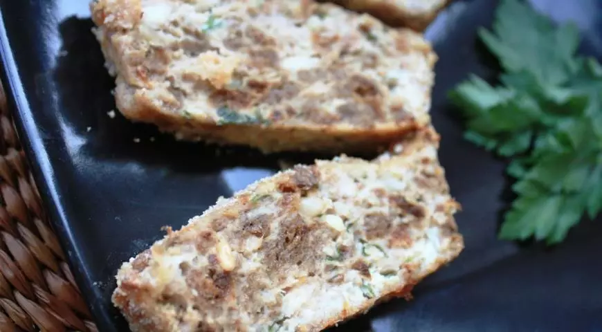 Terrine مع سيدار المكسرات، وصفة خطوة بخطوة مع الصور