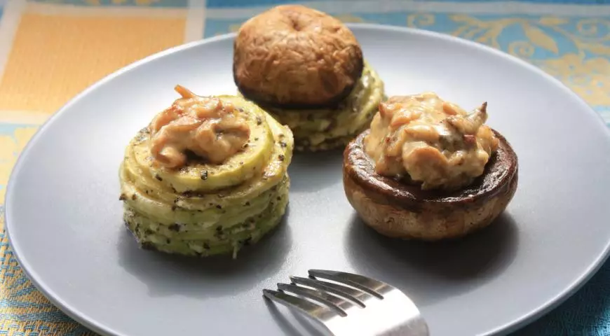 Zucchini champignons
