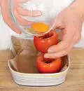 Photo Cooking Recipe: Baked Tomatoes with Egg and Pesto, Step No. 4