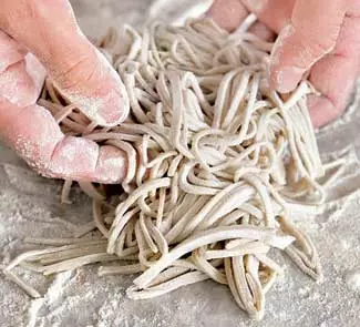 Soba, জাপানি buckwheat নুডলস