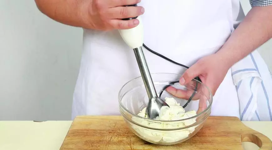 Stock fotó főzés recept: gyors curd krém reggeli, lépés szám 1