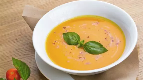 Pampoen sop, stap-vir-stap resep met foto's