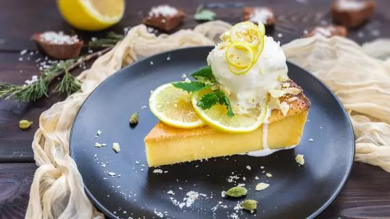 Aromatisk kokosnøttkake med sitrus, trinnvis oppskrift med bilder