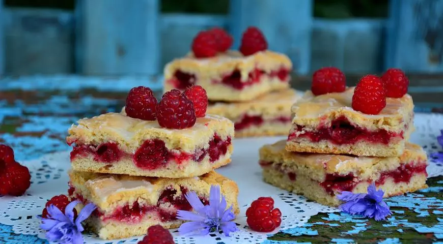 Galletas con deleite de malina