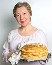 Toyuq və göbələk ilə pancake tortu, fotolarla addım-addım resept 17984_9