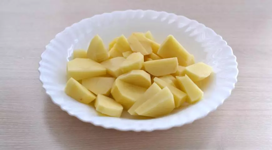 Gesneden aardappelen