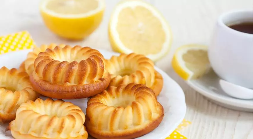 Jemné cupcakes s citrónom