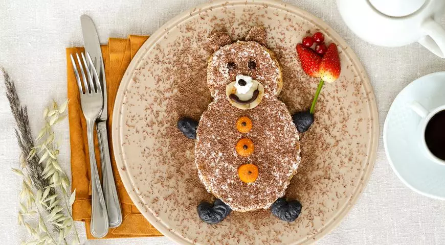 Esmorzar infantil, pancakes