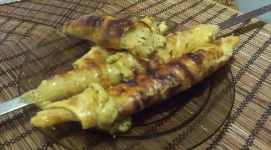 شیمپاسک پر Khachapuri