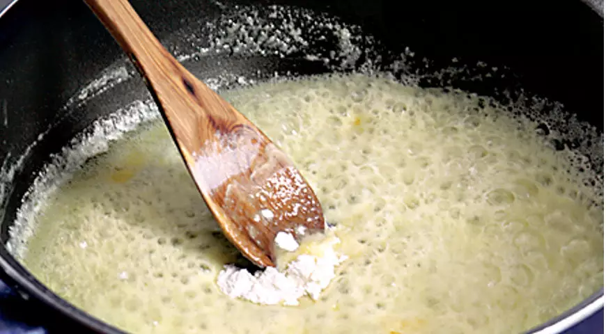 Рецепта за готвене: млечен сос към макарон, стъпка 1