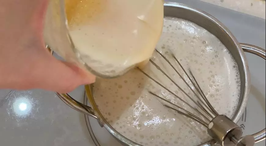 Сүрөт бышыруу Recipe: Анжеликалык десерт сүрөт менен, 8-кадам