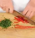 Foto kook resep: Spinasie sop en groen groente, stap No. 4