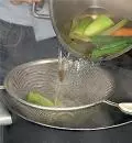 Foto matlaging Oppskrift: Vegetabilsk suppe med grønn olje, trinn nr. 4