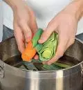 Foto madlavning Opskrift: Vegetabilsk suppe med grøn olie, trin nr. 5