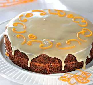 მოჭიქული Carrot Cake 2