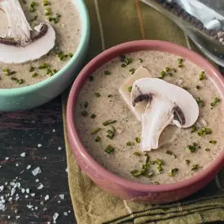 Mushroom cream soup.