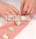 Stock Foto Kachen Rezept: rosa Dumplings mat Gîteabelen a Gréng, Schrëtt №4