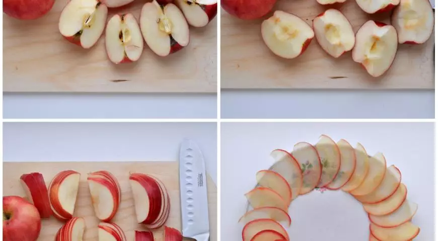 Apple'i kaunistamise tegemine pannkooki kookile