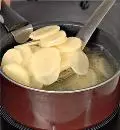 Stock Foto Cooking Recipe: Khoai tây xasserole với táo và thịt xông khói, bước số 1
