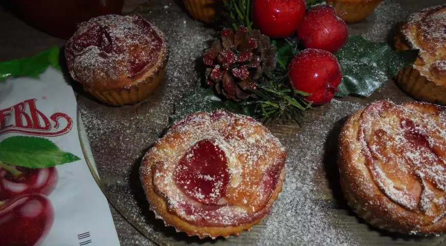 Ho lokisa muffins New Year ea Selemo se Secha