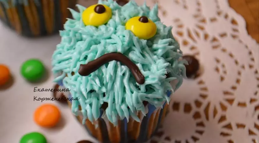 Preparació de cupcakes de carbassa