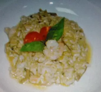 Risotto pẹlu awọn ede