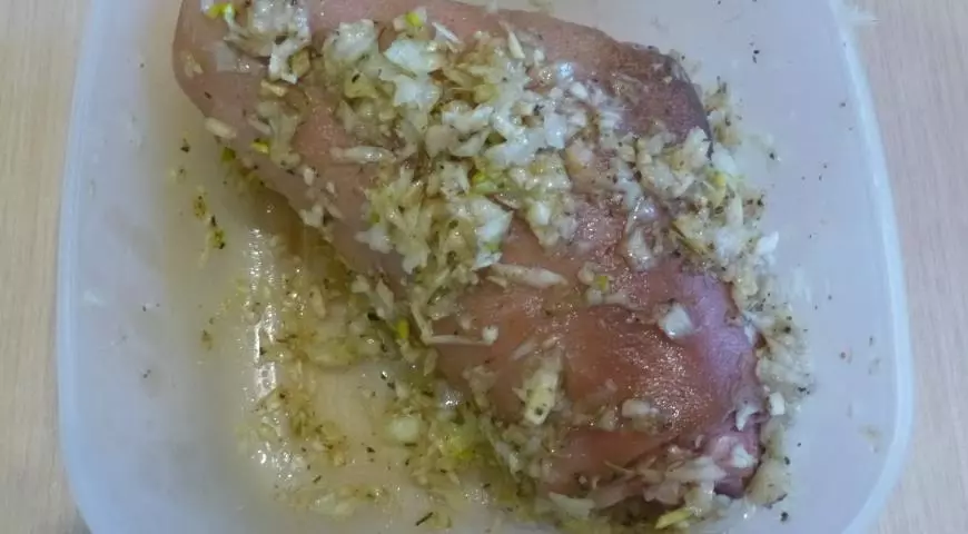 Marinate Schweinefleisch-Lenkrad