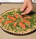 Daim duab ntawm daim ntawv qhia: Fabkis quiche nrog mov thiab salmon, kauj ruam tooj 6