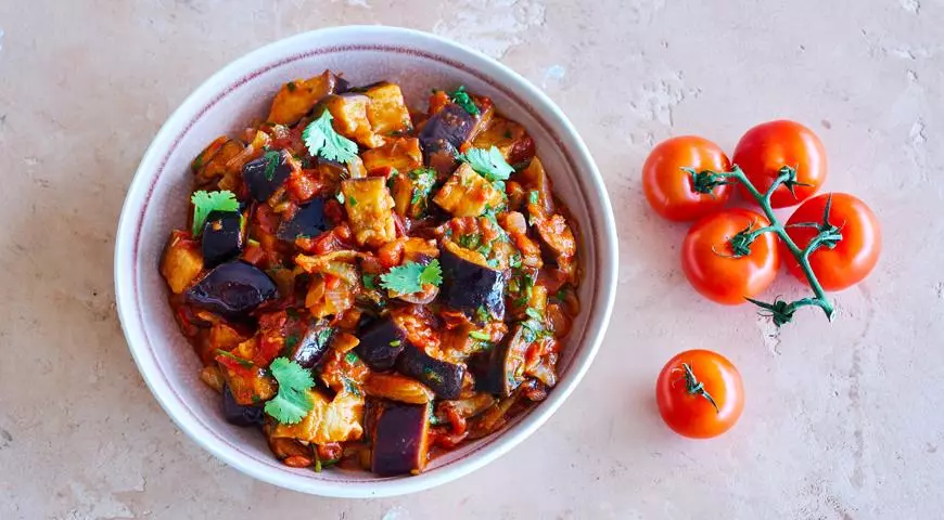 Aubergine in tomatensaus