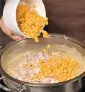 Fénykép a receptkészlet előkészítéséről: burgonyahüvely csirke és kukorica, 5. lépés