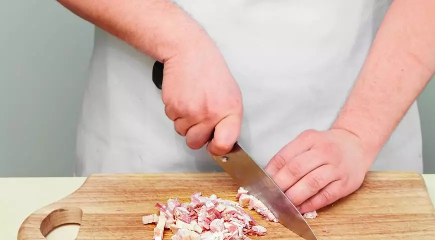 Larawan ng paghahanda ng recipe: refueling mula sa bacon, numero ng hakbang 1