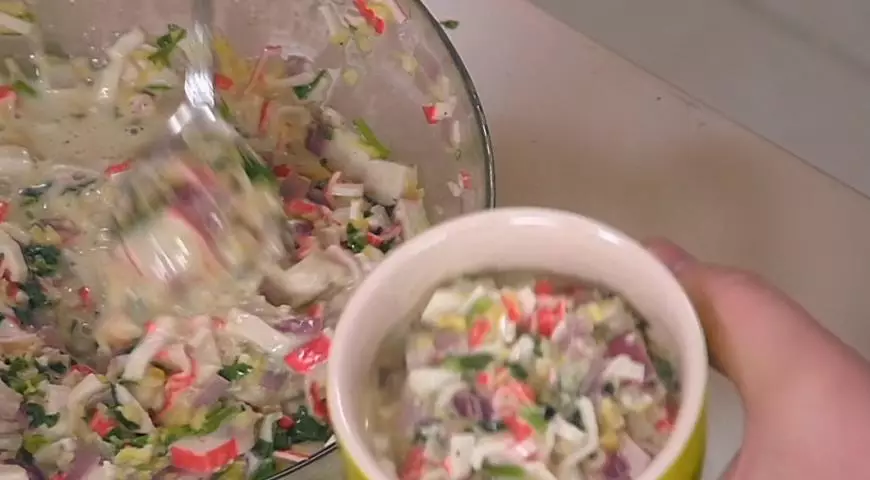 Stock Foto Matlagning Recept: Crab Casserole på 15 minuter, steg nummer 3