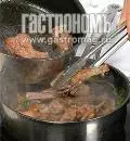 Stock Foto Cooking Recipe: Baranje Ribs Med Syltet Chantereller, Trinn nummer 6