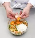 Foto persiapan resep: Kugel dengan zucchini, bayam dan wortel dalam kompor lambat, langkah nomor 3