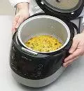 Foto madlavning Opskrift: Kugel med cancchild, spinat og gulerødder i en langsom komfur, trin №4