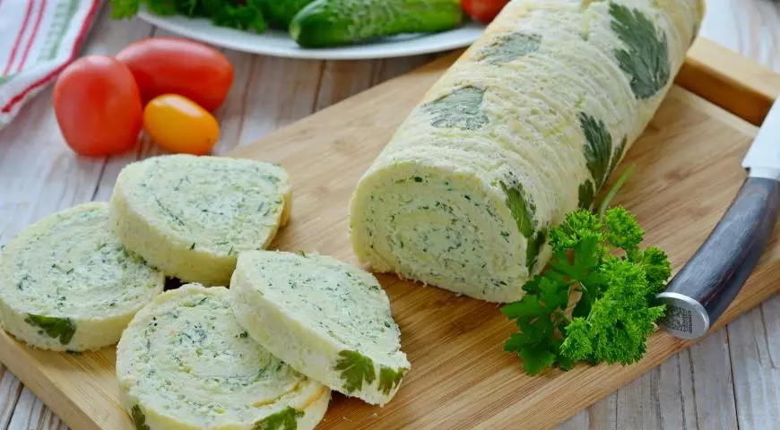 Caucasus Roll with Curd Cheese