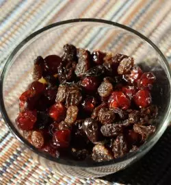 Maschinn Cranberries a Rosinen