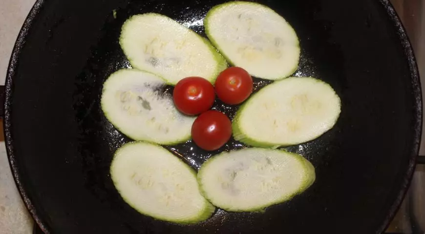 Fry Zucchini en Cherry