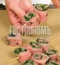 Foto Cooking Recipe: Pork Rolls With Greens, Paŝo N-ro 3