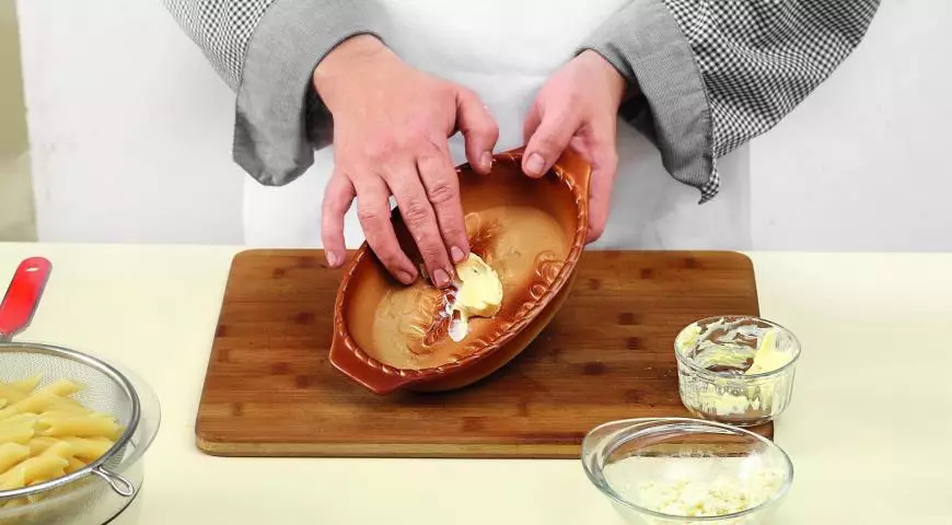 फोटो पाक कला पकाने की विधि: पनीर के साथ मैक'नचेस, पास्ता, चरण संख्या 5