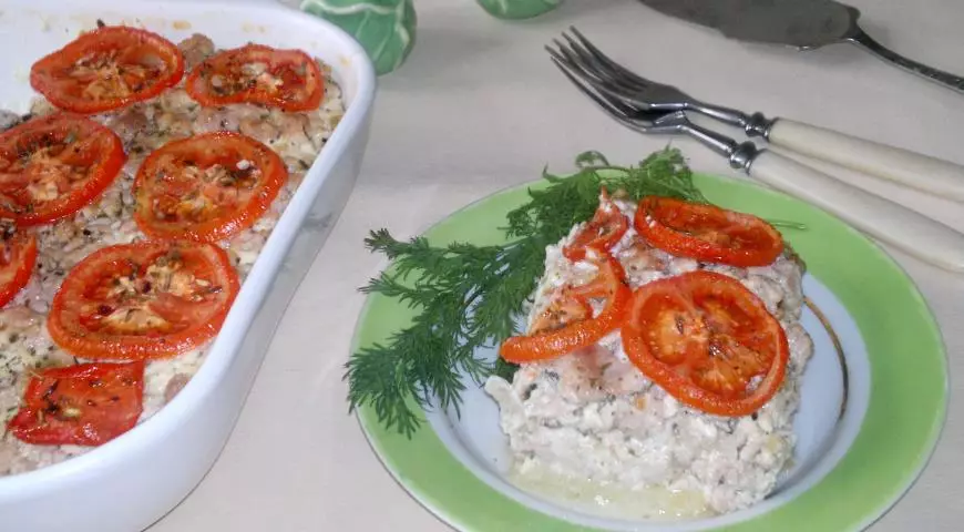 Foto av forberedelsen av en oppskrift: Kjøttgryte med poteter og tomater, trinn nummer 12