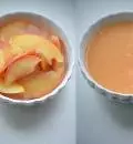 Limpe as maçãs cozidas pela peneira