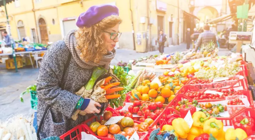 Girl in the market