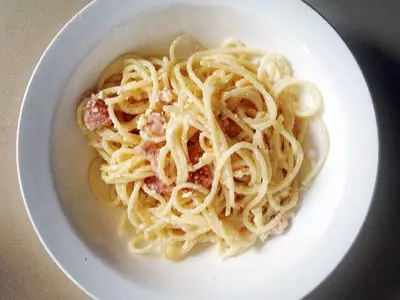 Rețeta Carbonara.