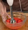 Foto de cocina Receta: sopa de tomate con arroz y brócoli, paso núm. 1