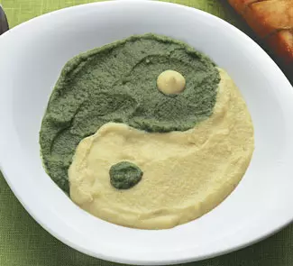 Farin kabeji da broccoli puree 2