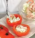 Receita de cociña de fotos: Tomates recheos con ensalada, Paso No. 6